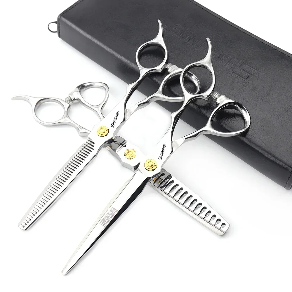 SHARONDS-Professional-Hairstylist-Hair-Clipper-Set-6-5-Inch-440C ...