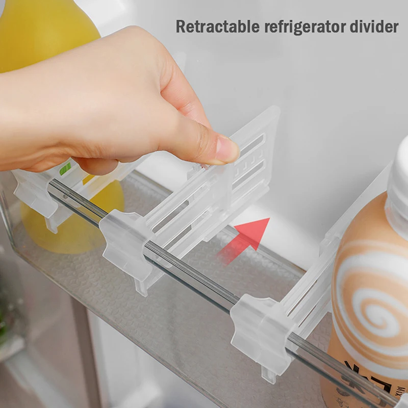 4pcs-Refrigerator-Classified-Storage-Transparent-Partition-Board ...