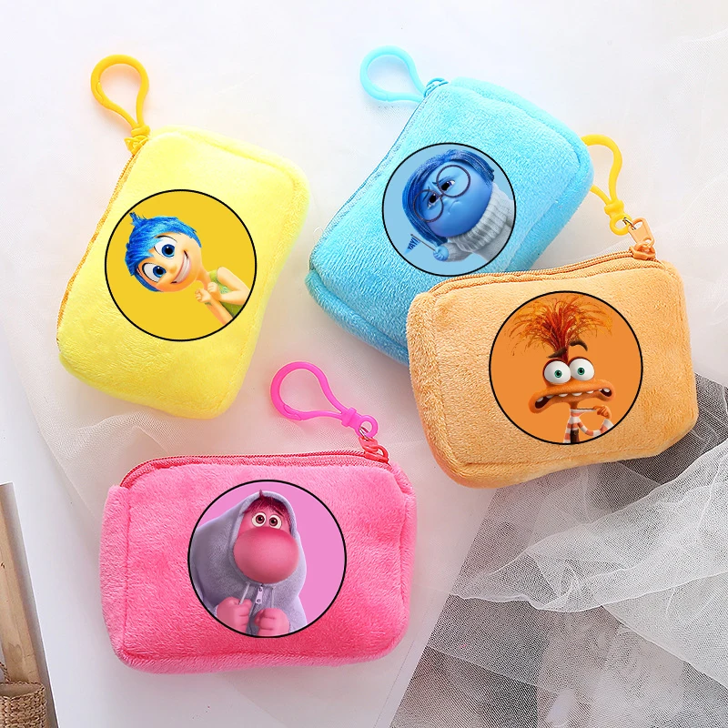 New-Inside-Out-2-Plush-Coin-Purse-Kids-Disney-Cartoon-Bags-Mini-Square ...