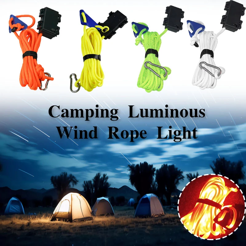 LED-Waterproof-Wind-Rope-Luminous-Lamp-Awning-Roof-Anti-Trip-Night ...
