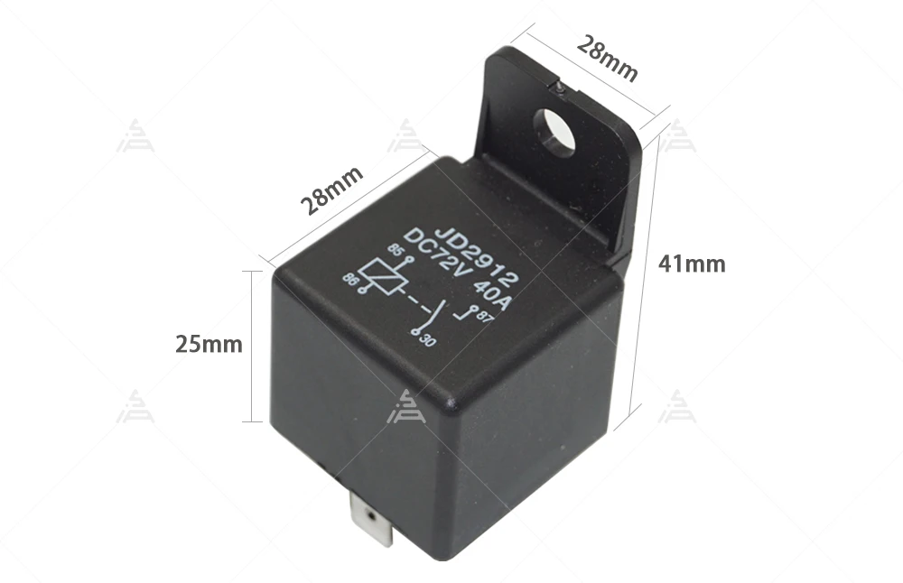 SIAECOSYS 4P 40A 72V Motorcycle Relay for Vehicle Wiring Head Light ...