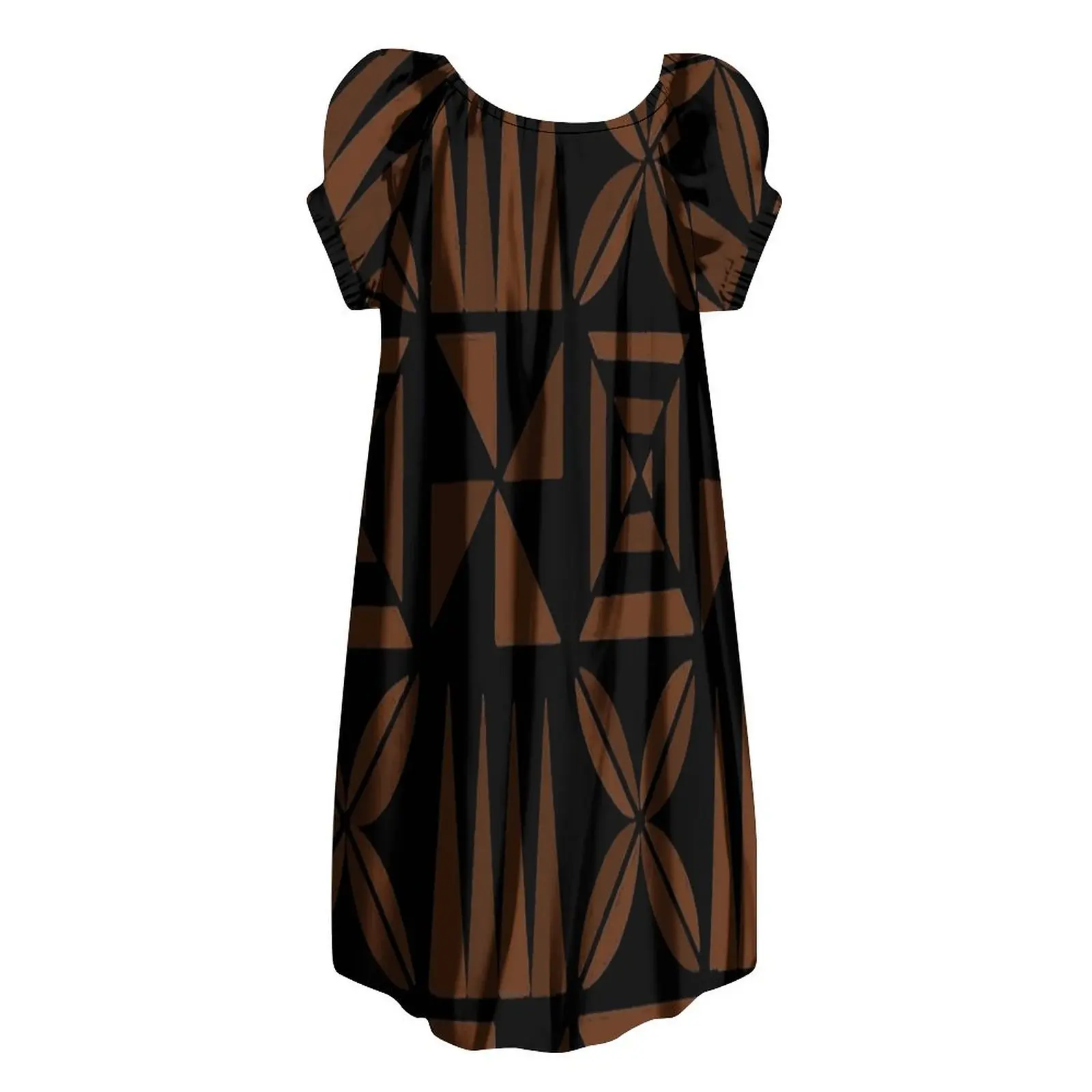 Women-Loose-Dress-Papua-New-Guinea-Style-Red-Polynesian-Design-Samoa ...
