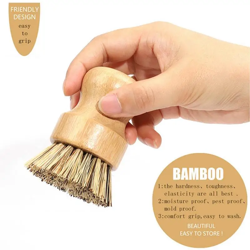 1Pcs-Palm-Pot-Brush-Bamboo-Round-Mini-Scrub-Brush-Natural-Scrub-Brush ...