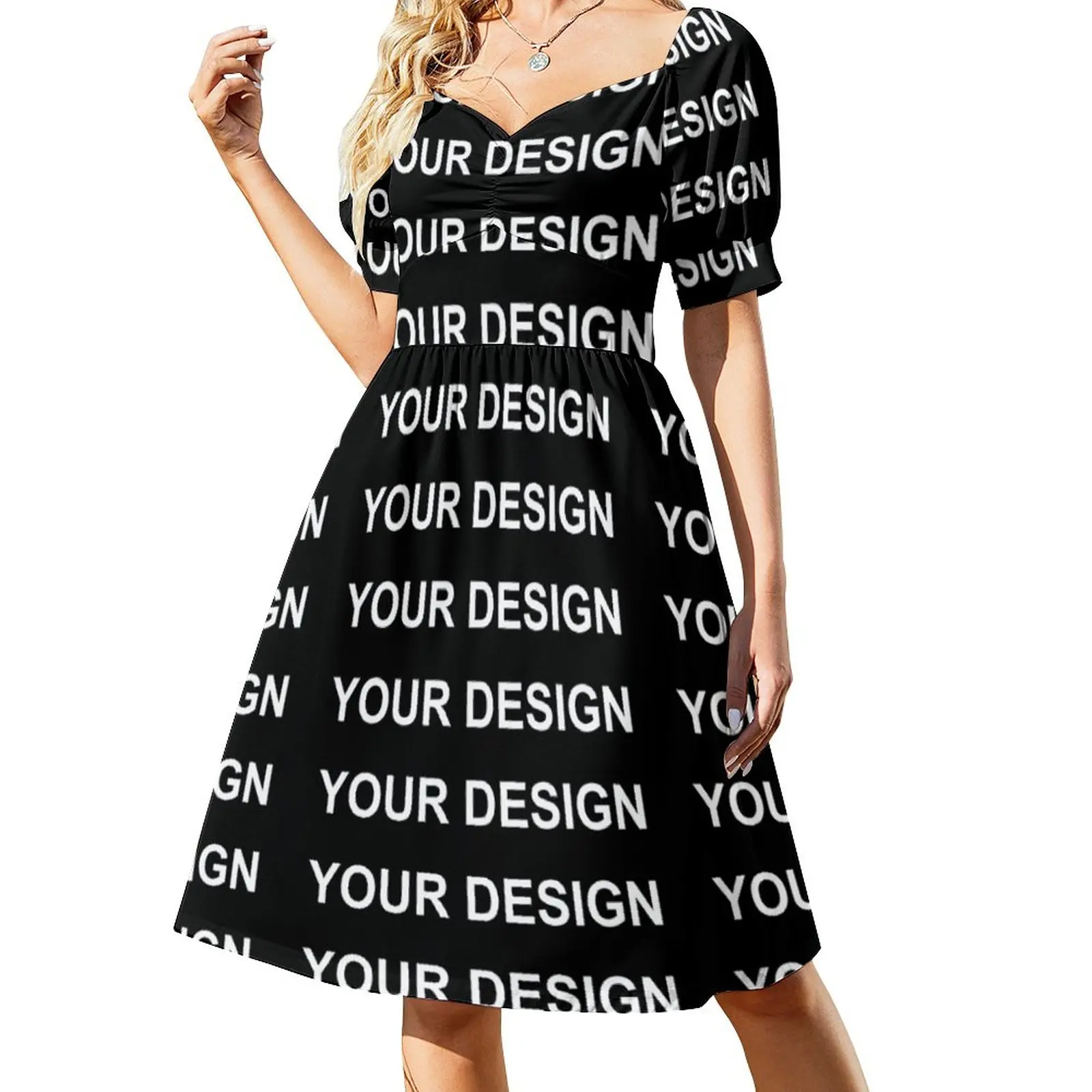 Add-Design-Customized-Casual-Dress-Custom-Made-Your-Image-Stylish ...