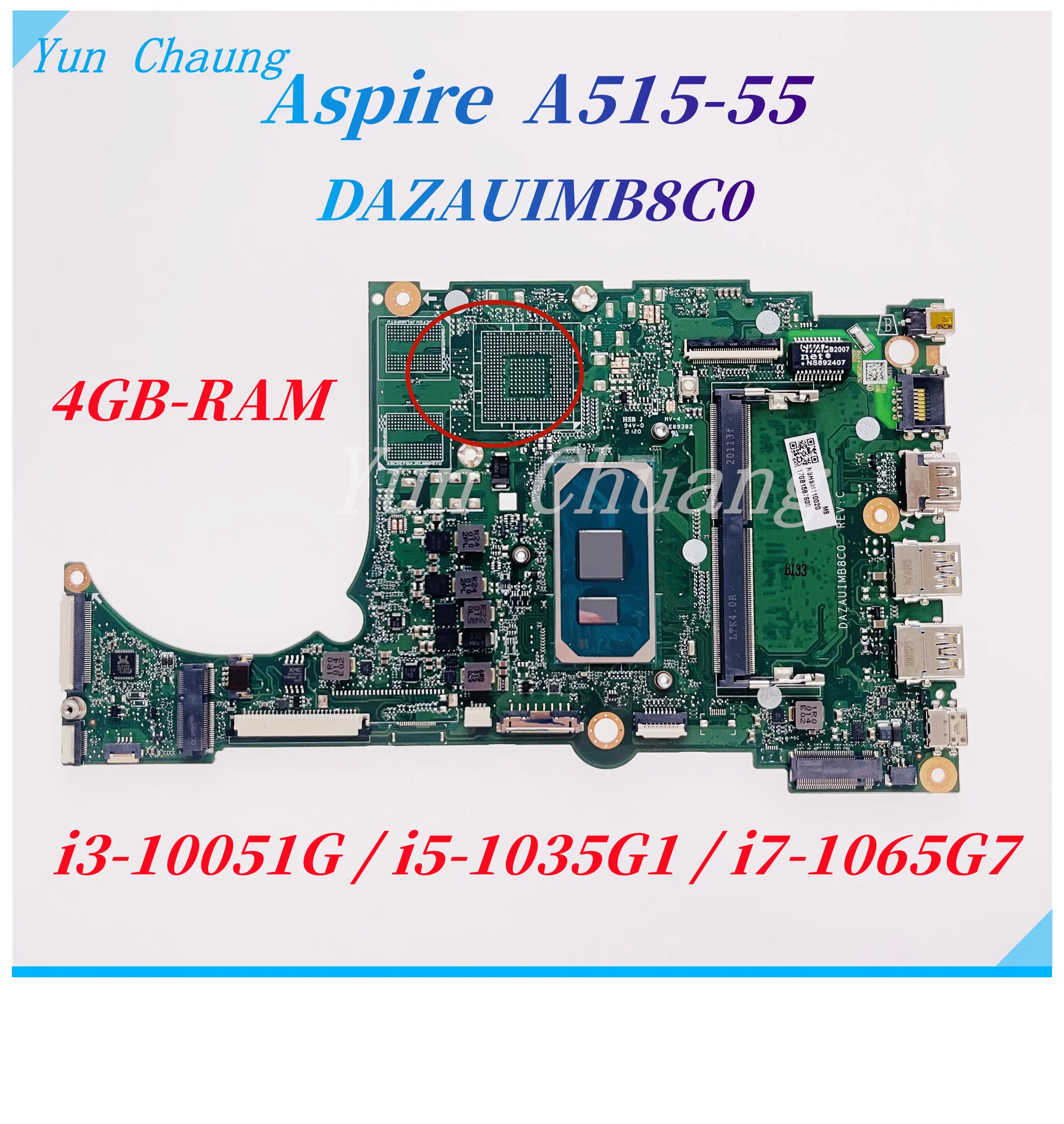 DAZAUIMB8C0-For-Acer-Aspire-A515-55-A515-55G-Laptop-Motherboard ...