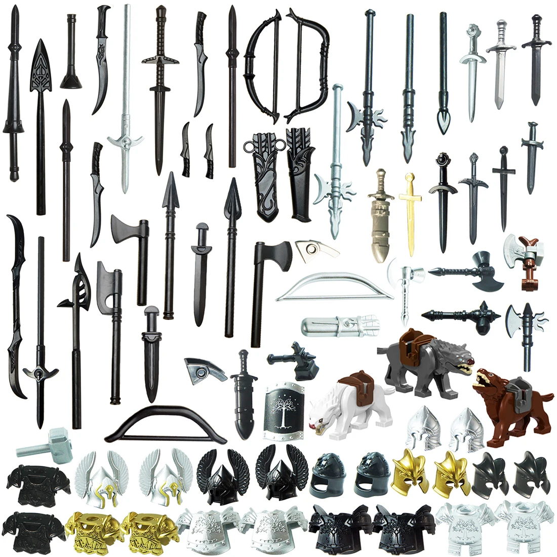72Pcs-Medieval-Ancient-Rome-Ancient-Greece-Ancient-Egypt-Style-Military ...