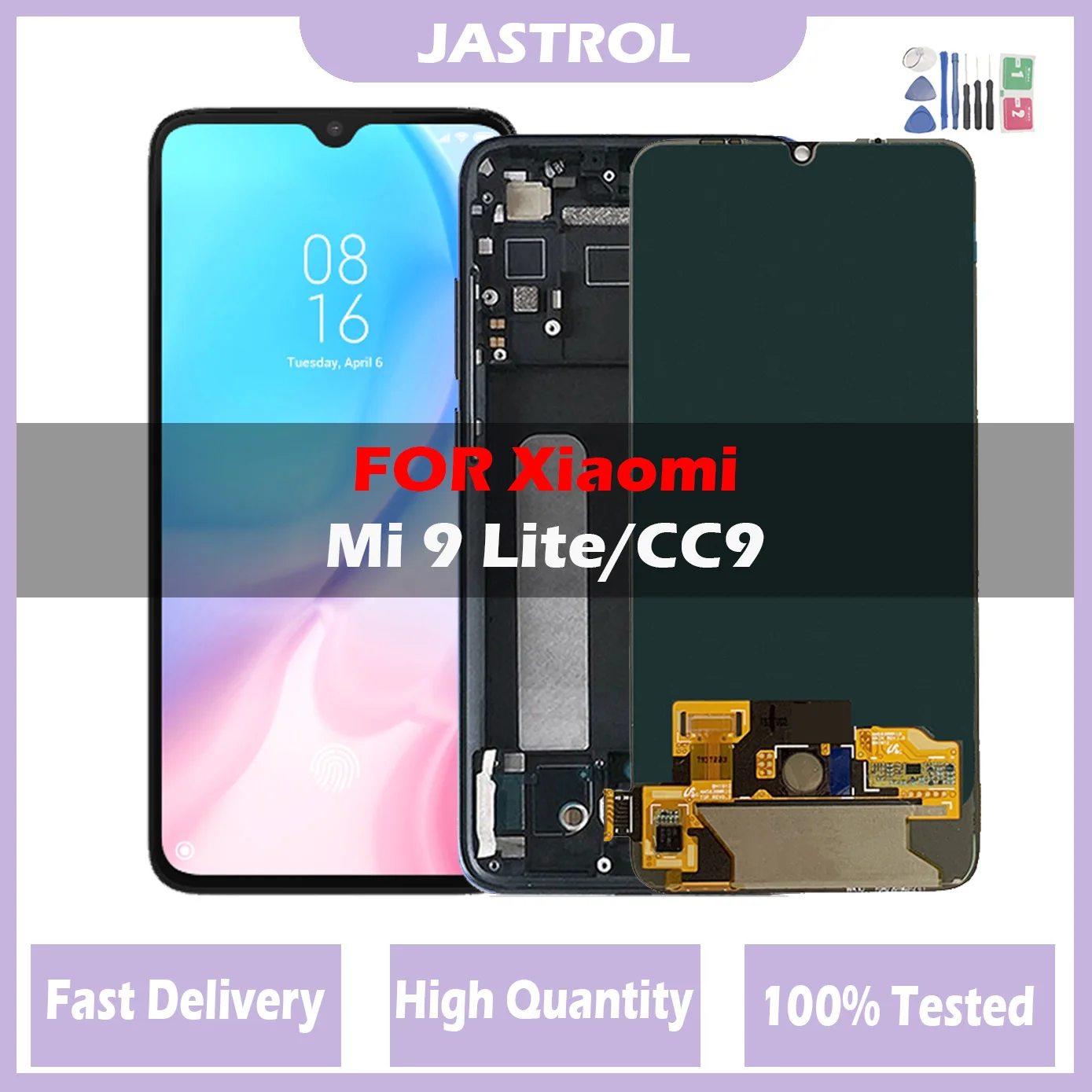 Super-AMOLED-Display-LCD-para-Xiaomi-Mi-9-Lite-6-39-Touch-Screen-Pe-as ...