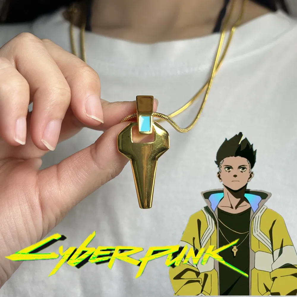 Cyberpunk-Edgerunners-Cosplay-David-Martinez-Necklace-Metal-Fashion ...