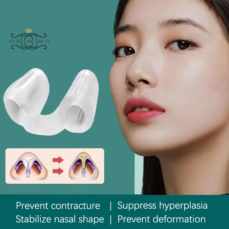 Postoperative-Rhinoplasty-Nostril-Support-Silicone-Shaping-Crooked-Nose ...