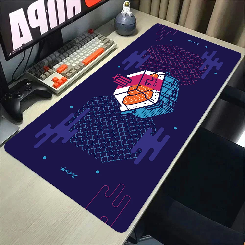 Mesa-de-computador-Rubber-Mouse-Mats-Switch-Blue-Mouse-Pad-Sushi-e ...