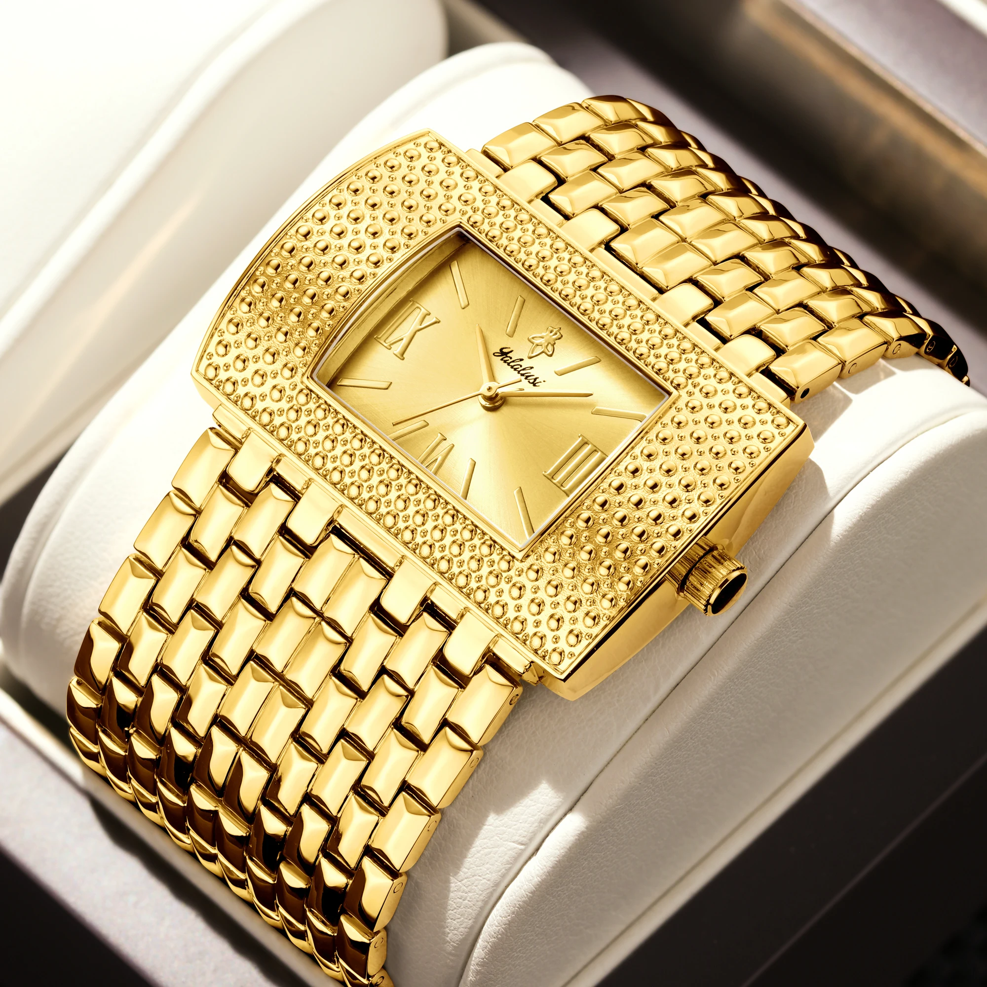 YaLaLuSi-Women-s-Quartz-Watch-Sculpted-Gold-Color-Elegant-Gorgeous ...