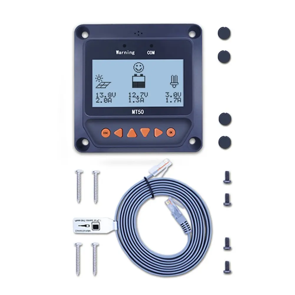 EPEVER MPPT Solar Charge Controller Tracer AN BN Series Remote Meter ...