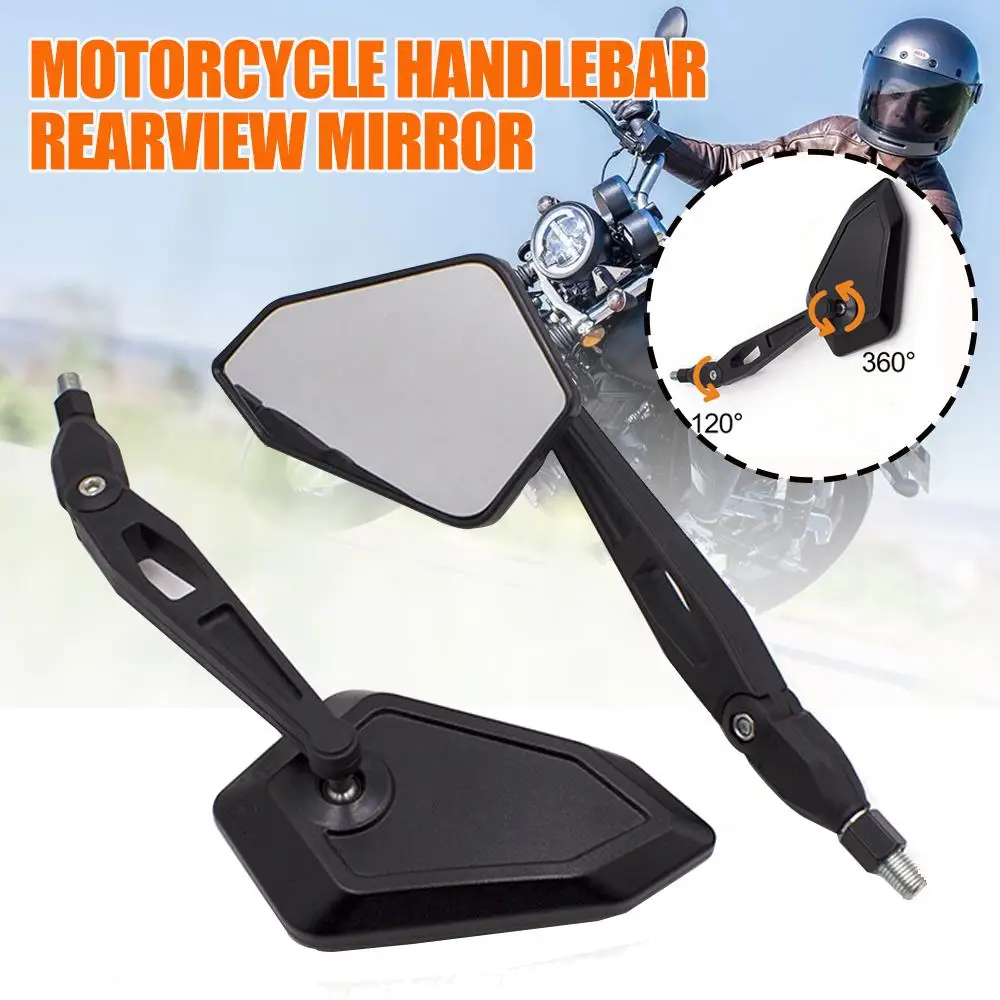 Pair-Universal-Motorcycle-Handlebar-Rear-View-Side-Mirror-Rearview ...