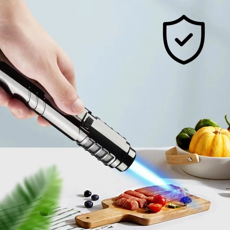 1800-High-Temperature-Spray-Gun-Butane-Gas-Lighter-Metal-Outdoor ...
