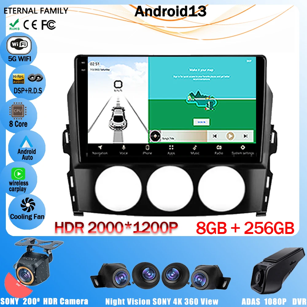 Car-Android-13-For-Mazda-MX-5-MX5-MX-5-NC-2005-2015-Carplay-Multimedia ...