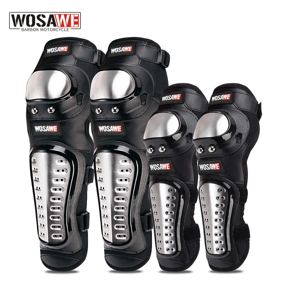 WOSAWE-Hard-Shell-Motocross-Knee-Pads-Set-Support-Sports-Off-Road-Guard ...