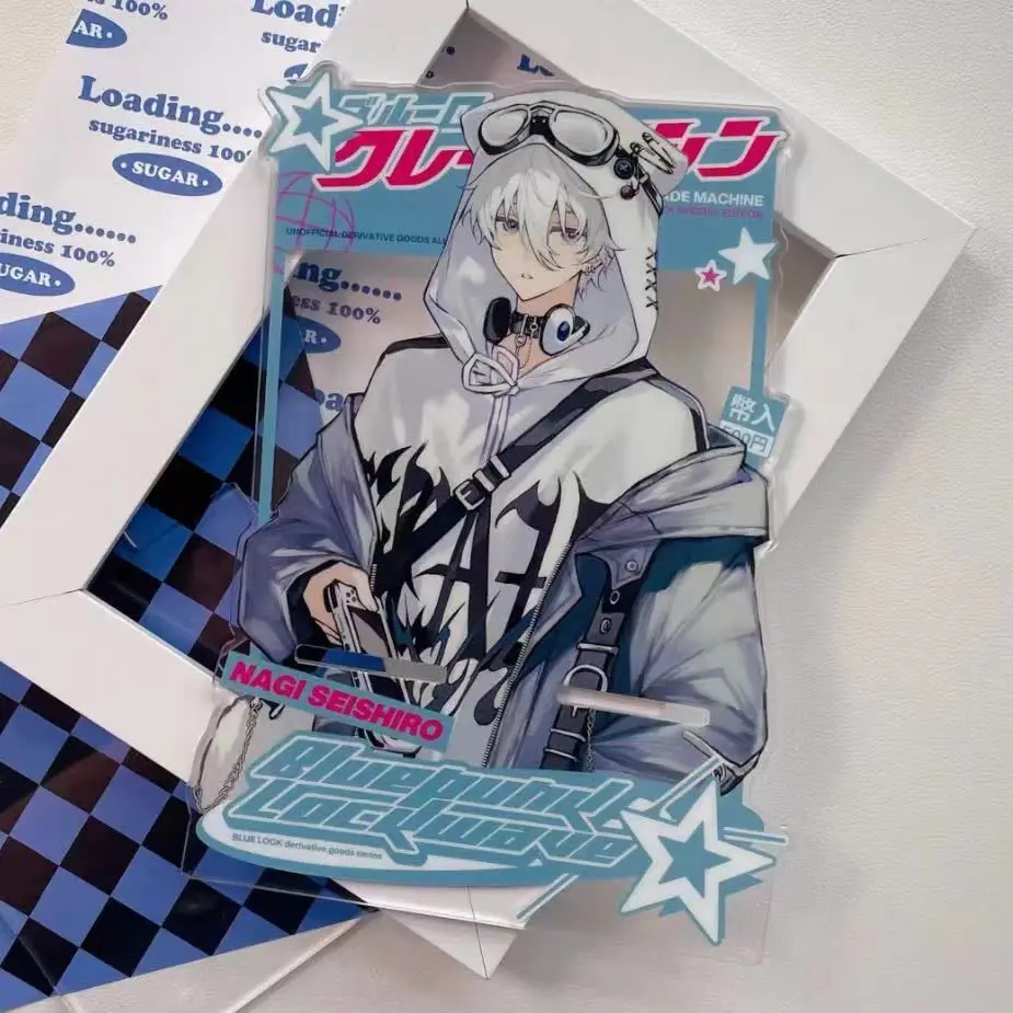 Blue Lock Acrylic Card Bachira Meguru Transparent Cards Nagi Seishiro ...