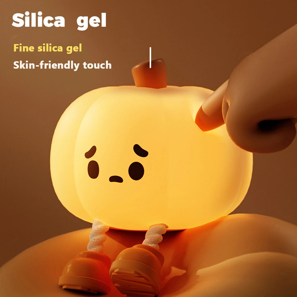 Halloween-Pumpkin-Night-Lights-Cute-Soft-Silicone-Safe-Lamp-Decorations ...