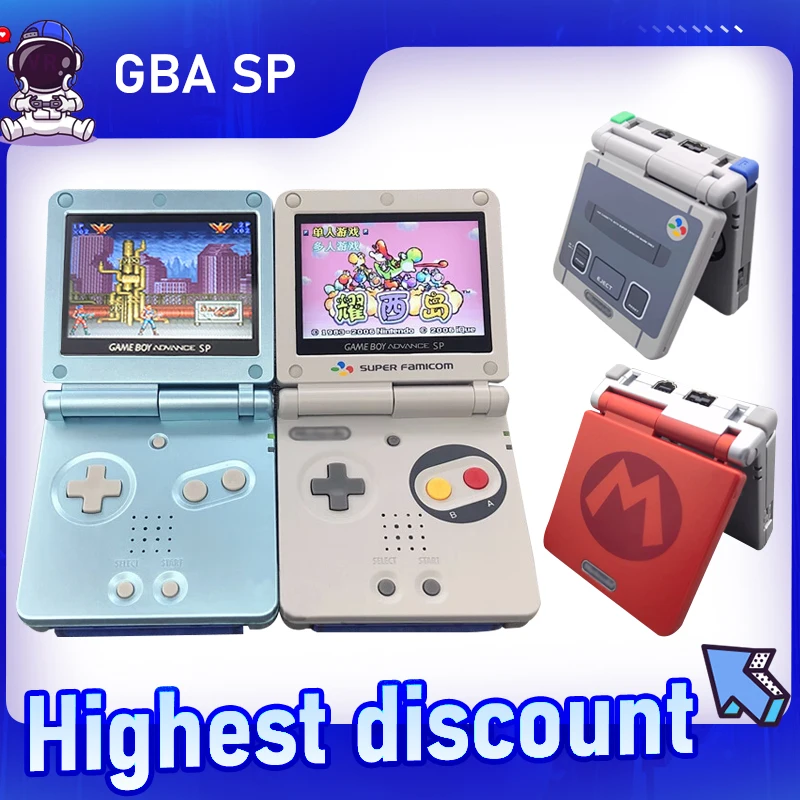 Gameboy-Advance-SP-Game-Console-GBA-SP-Console-Original-Recondicionado ...