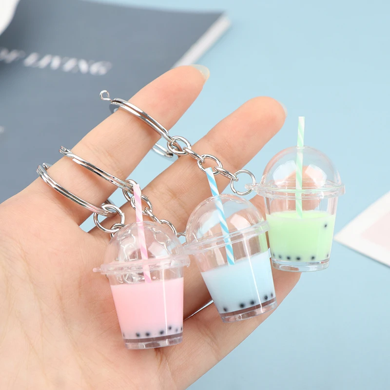 Bubble Tea Keychain Bulk | Bubble Tea Cute Keychain | Bubble Tea ...