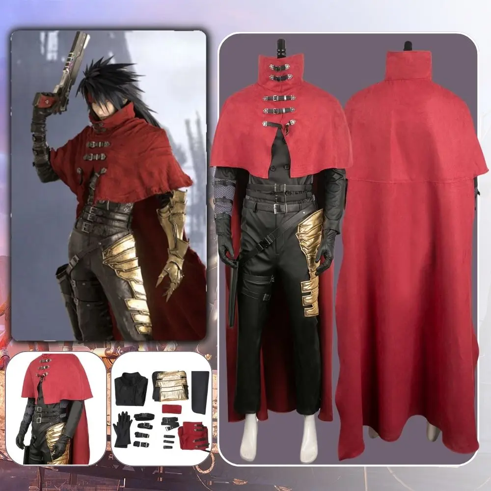 Final-Fantasy-7-Vincent-Valentine-Cosplay-Fantasia-Costume-Disguise-for ...