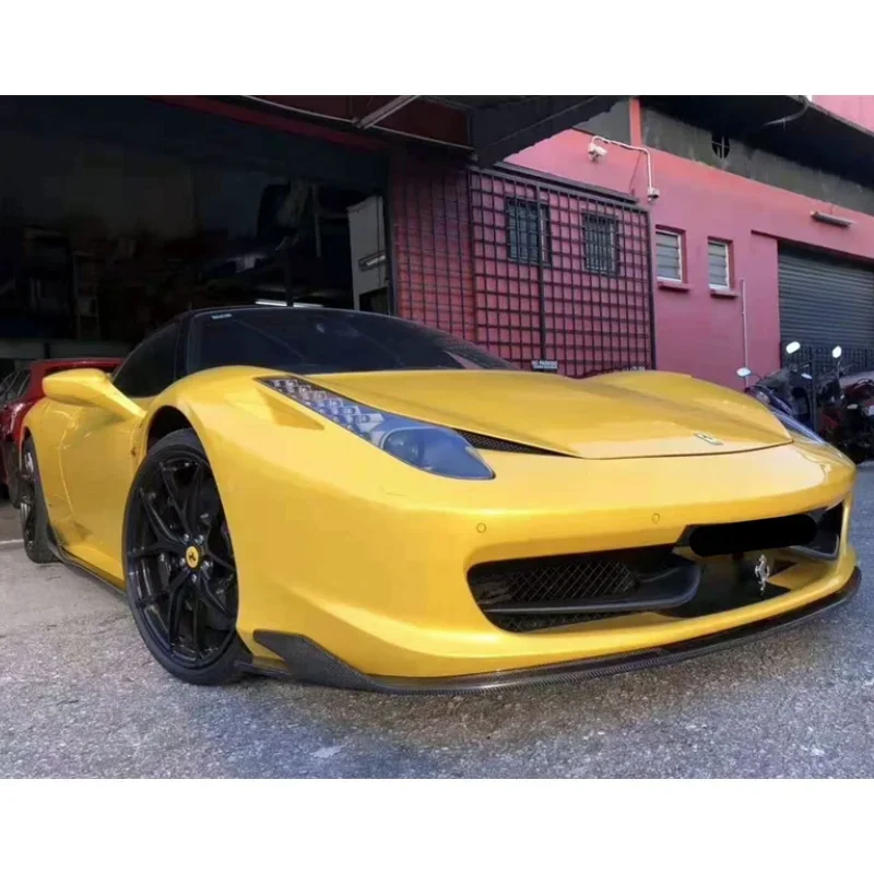 Carbon fiber front bumper lip and front bumper lip suitable for Ferrari ...
