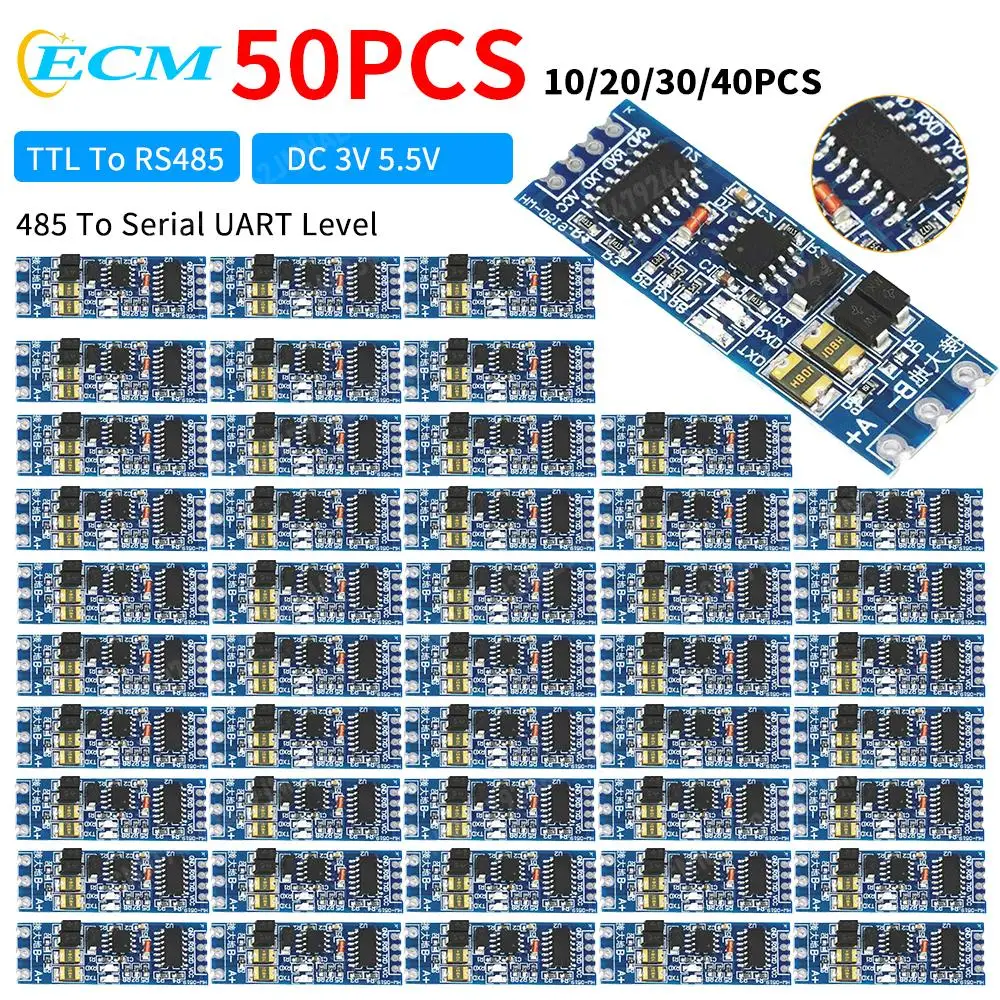 50PCS-5-TTL-To-RS485-Module-Hardware-Automatic-Flow-Control-Module ...