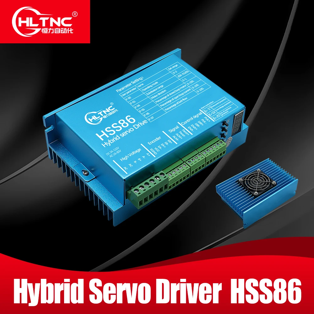 HSS86 Stepper Motor Drive Digital display 0-200khz AC18-80V or DC 24 ...