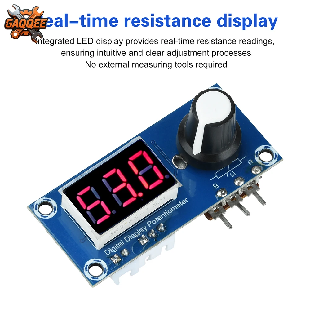 3-Digit LED Display Single-Channel Potentiometer 5K/10K/20K ...