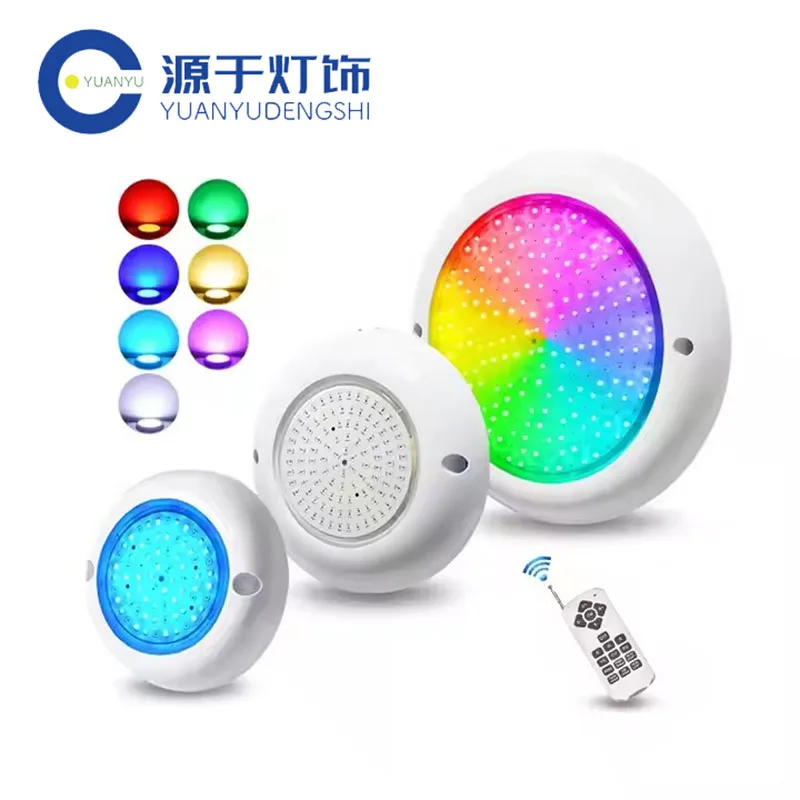 12V Remote Control 18W 25W 35W Abs Resin Filled Ip68 Waterproof Rgb ...