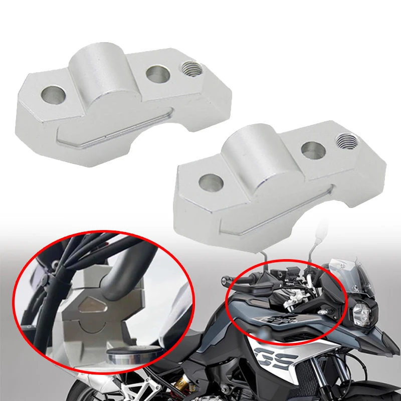 Motorcycle-Aluminum-Alloy-Riser-Handle-Bars-Accessories-Handlebar-Riser ...