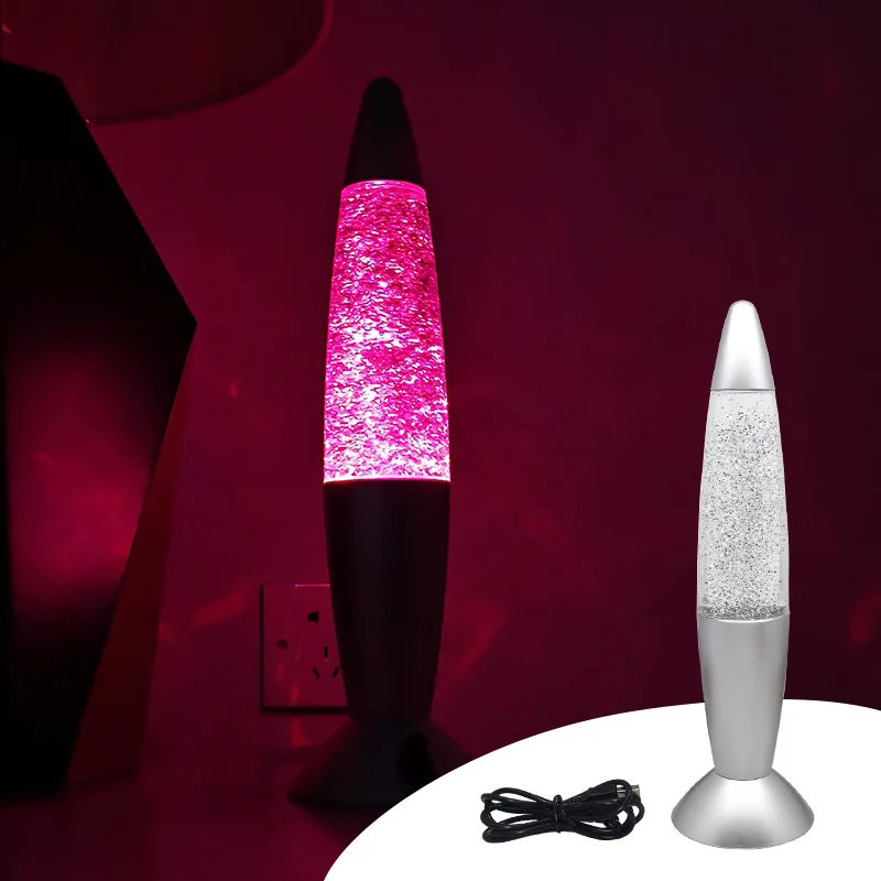 13-inch-Volcanic-Lava-Lamp-LED-Decorative-Colorful-Color-Changing-USB ...