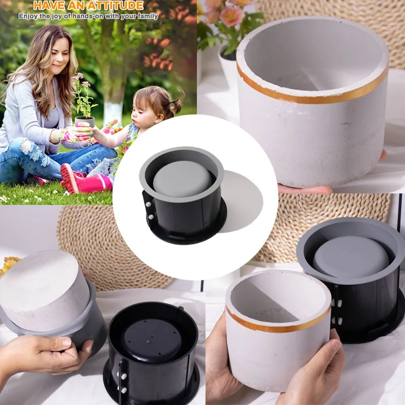 Large-Terrazzo-Flower-Pot-Silicone-Molds-DIY-Graden-Ornament-Planters ...