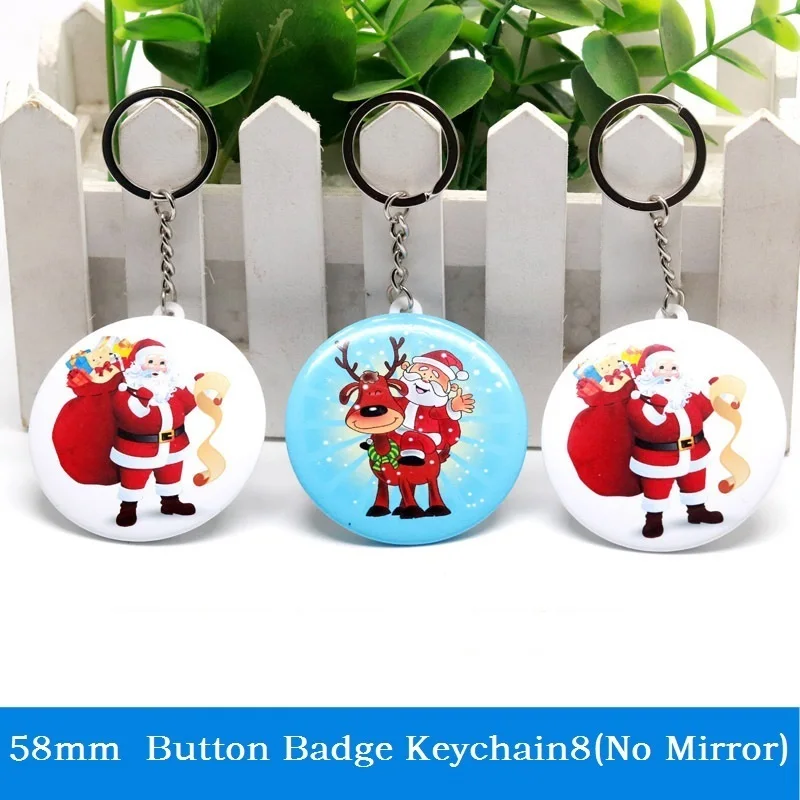 100pcs-DIY-58mm-button-badge-Parts-button-badge-Keychain-Raw-Material ...