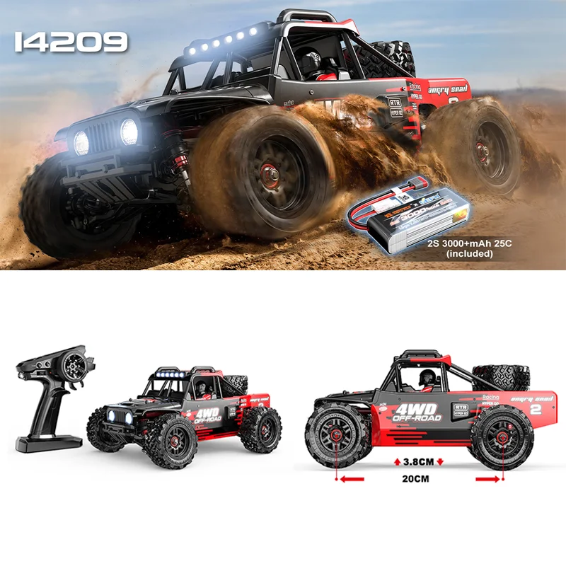 14210-14209-MJX-1-14-Hyper-Go-RC-Car-55KM-Brushless-2-4G-Remote-Control ...