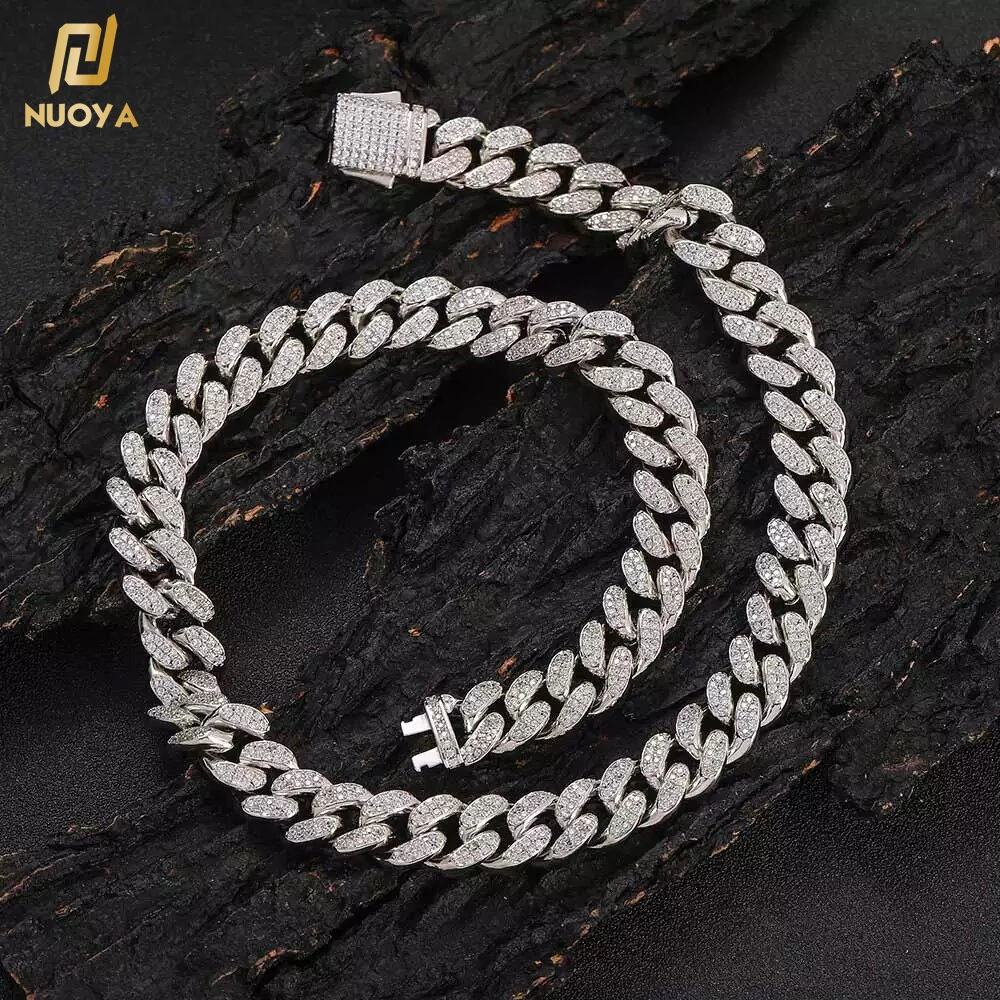 12mm 16 "18" 20 "22" 24 "iced para fora bling bling latão cubano link ...