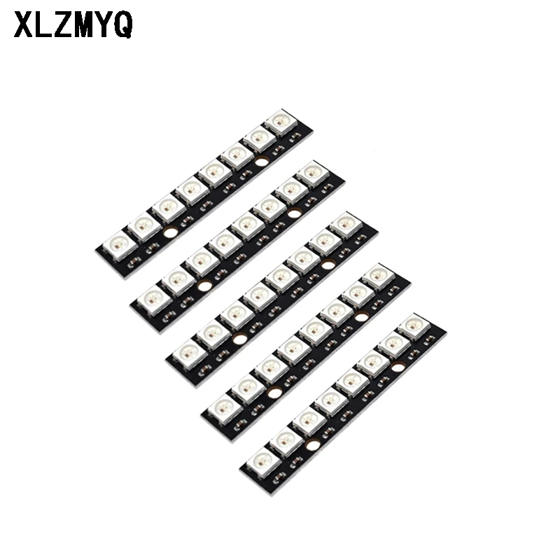 10PCS-8-Channel-Built-in-Full-Color-Driven-Board-WS2812-5050-RGB-LED ...