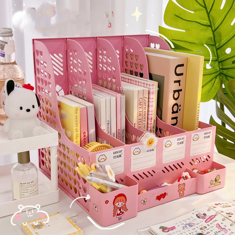 Desktop-File-Rack-Multi-layer-Bookshelf-Office-Supplies-Bookshelf ...