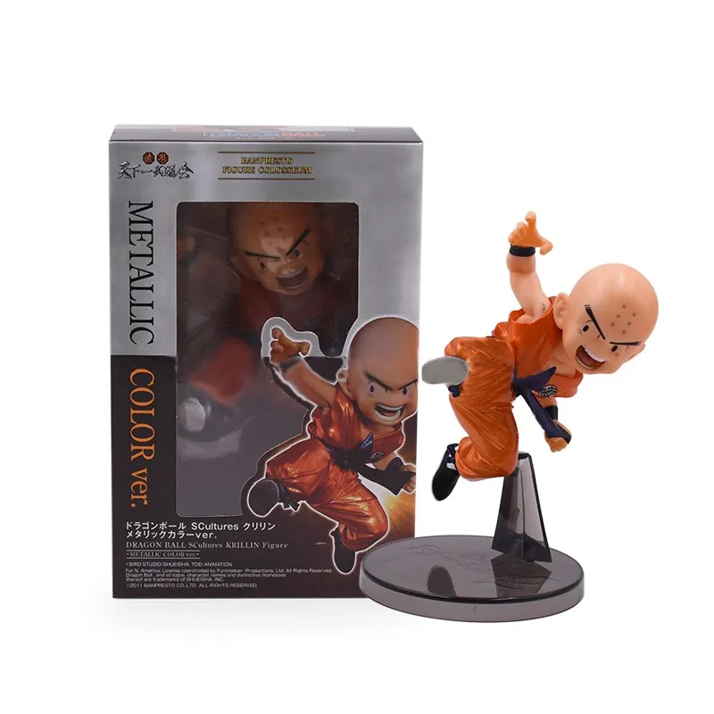 13cm-Bandai-Dragon-Ball-Z-Anime-Figure-Krillin-Q-Version-Super-Saiyan ...