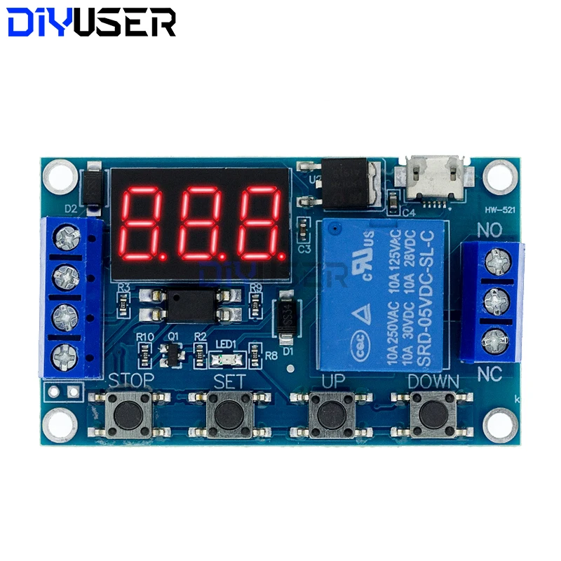 6-30V-Relay-Module-Switch-Trigger-Time-Delay-Circuit-Timer-Cycle ...