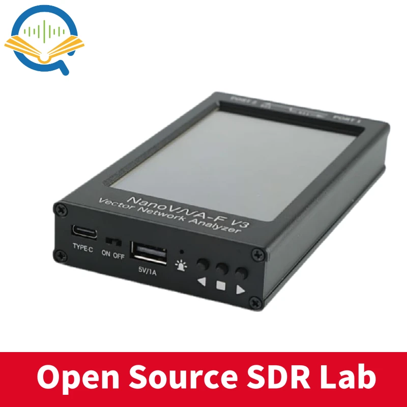 NanoVNA-F V3 1MHz-6GHz Portable Vector Network Analyzer VNA for MF/HF ...
