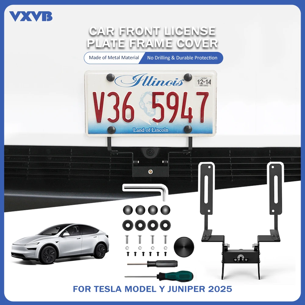Tesla Model Y License Plate Holder That Actually Works — Real Talk from ...
