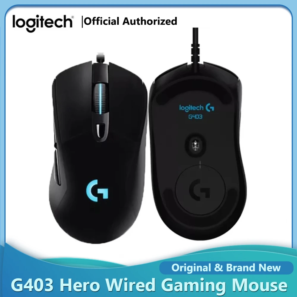 Logitech G403 Hero Gaming Mouse Rgb Gaming Mouse Max 25600dpi Wired ...