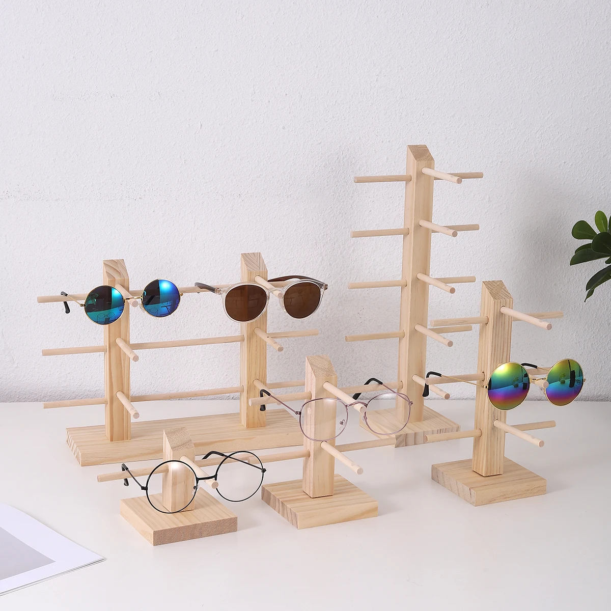 Multi-Layers-Wood-Sunglass-Display-Racks-Shelf-Eyeglasses-Show-Stand ...