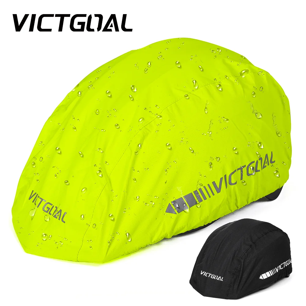 VICTGOAL Waterproof Reflective Cover For Bicycle Helmet Rainproof ...