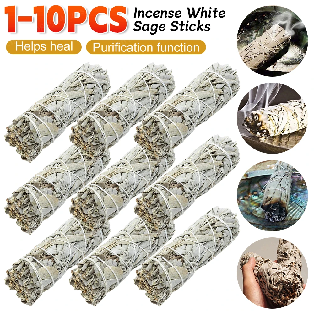 White-Sage-Bundle-Smudge-Sticks-Pacote-Natural-Port-til-Pacotes-de ...