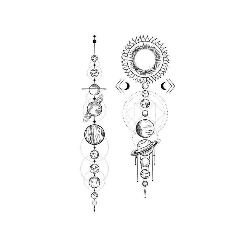 Solar System Tattoos Art