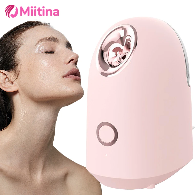 Face Steamer Humidifier Nano Mist Sprayer SPA Facial Nebulizer Steamer ...