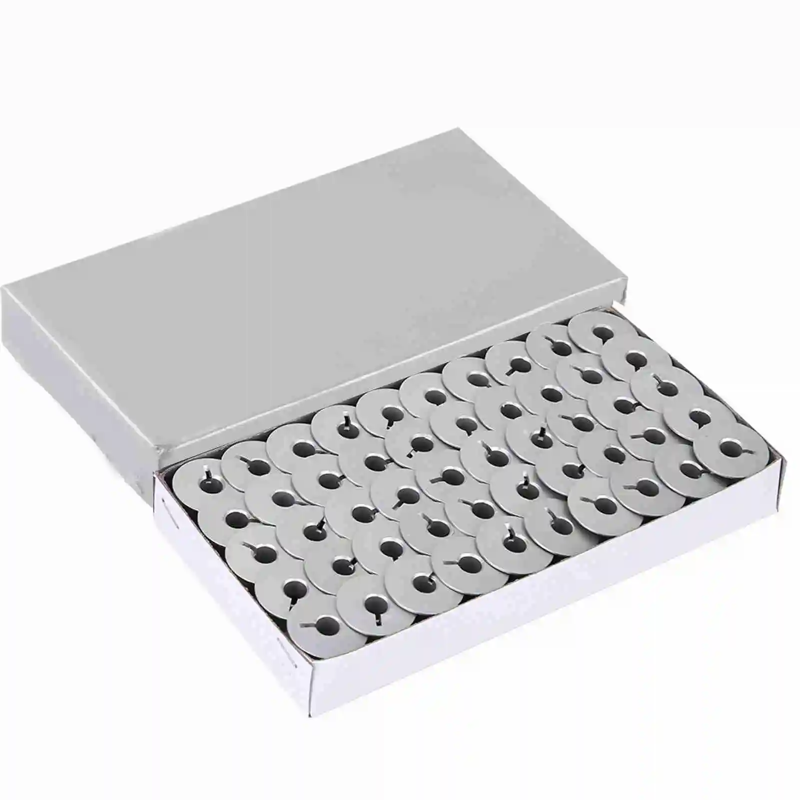 100pcs Sewing Machine Bobbin Thread Bobbin 55623A Aluminum Bobbins ...