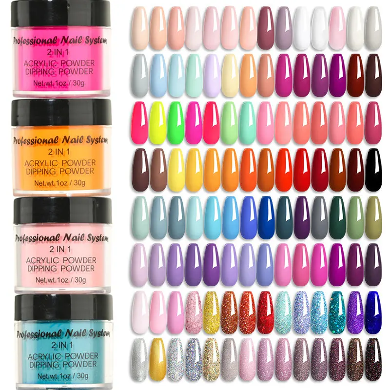 1oz-30g-Colorful-Acrylic-Powder-Carving-Nail-Polymer-Dip-Extension-3in1 ...